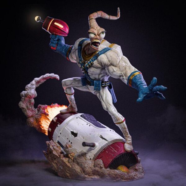 Earthworm Jim - STL 3D