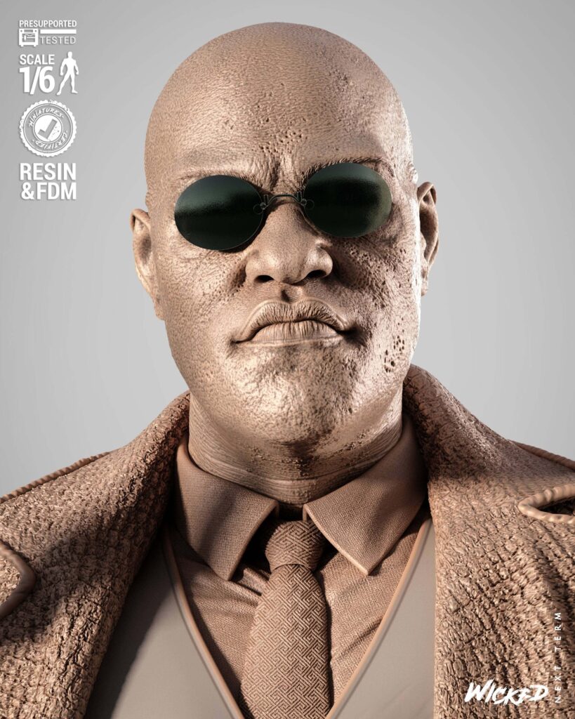 Matrix Diorama Neo, Trinity & Morpheus - WICKED - STL 3D
