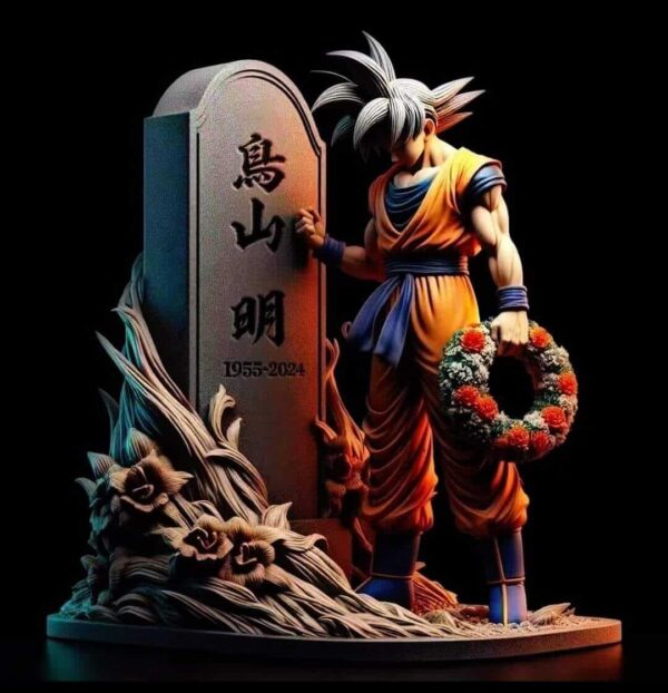 Goku Mourning - Akira Toriyama Tribue - STL 3D